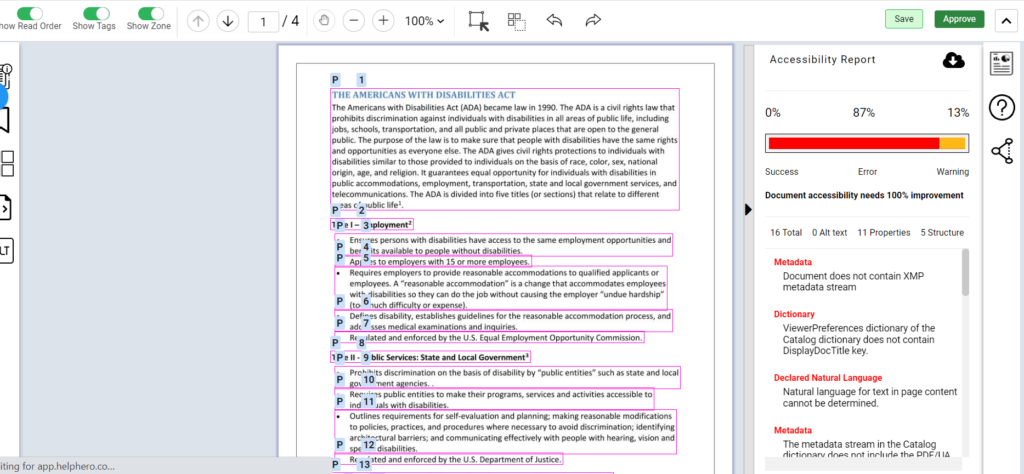 accessibilityReview™ | Codemantra